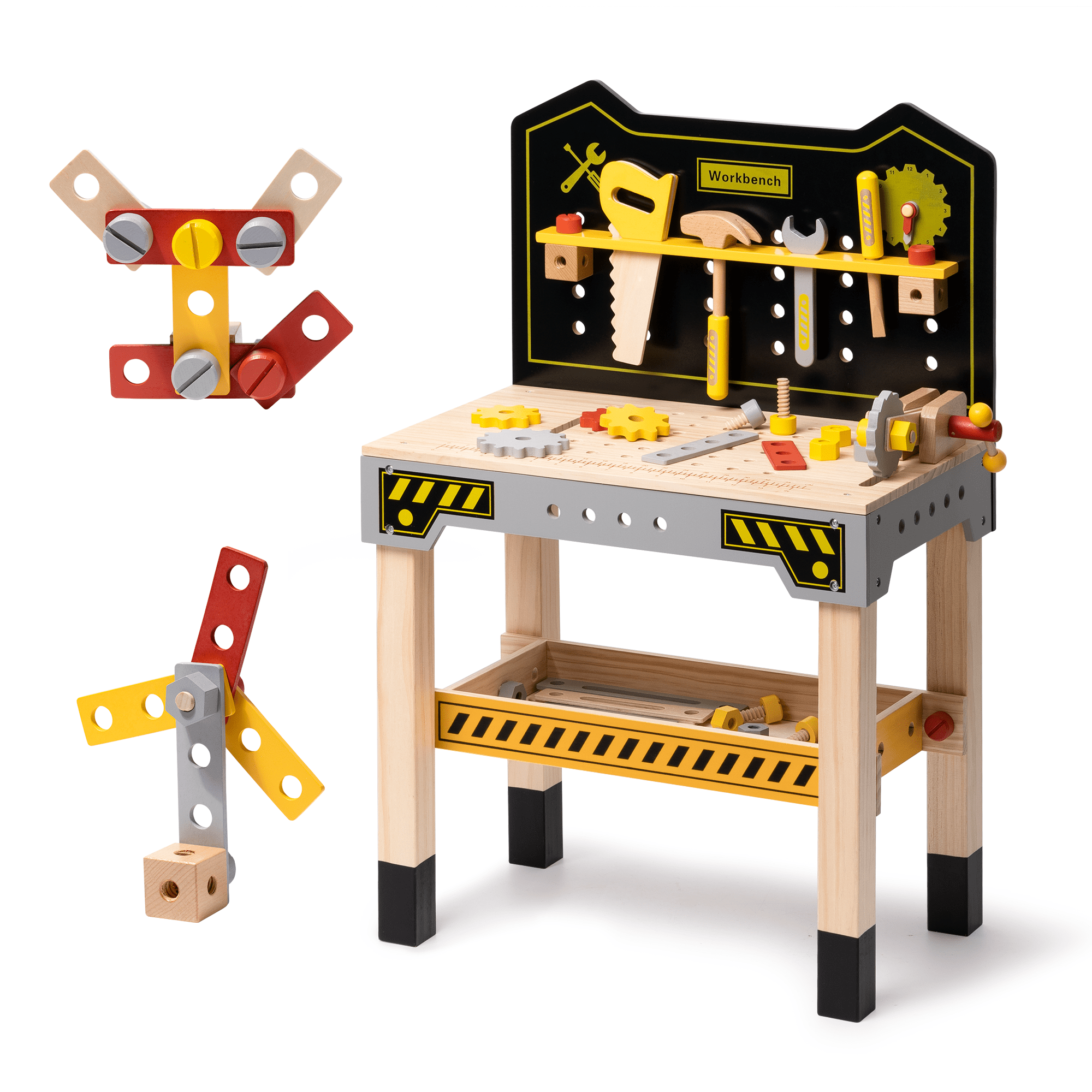 Classic Wooden Workbench - Toddler Friend
