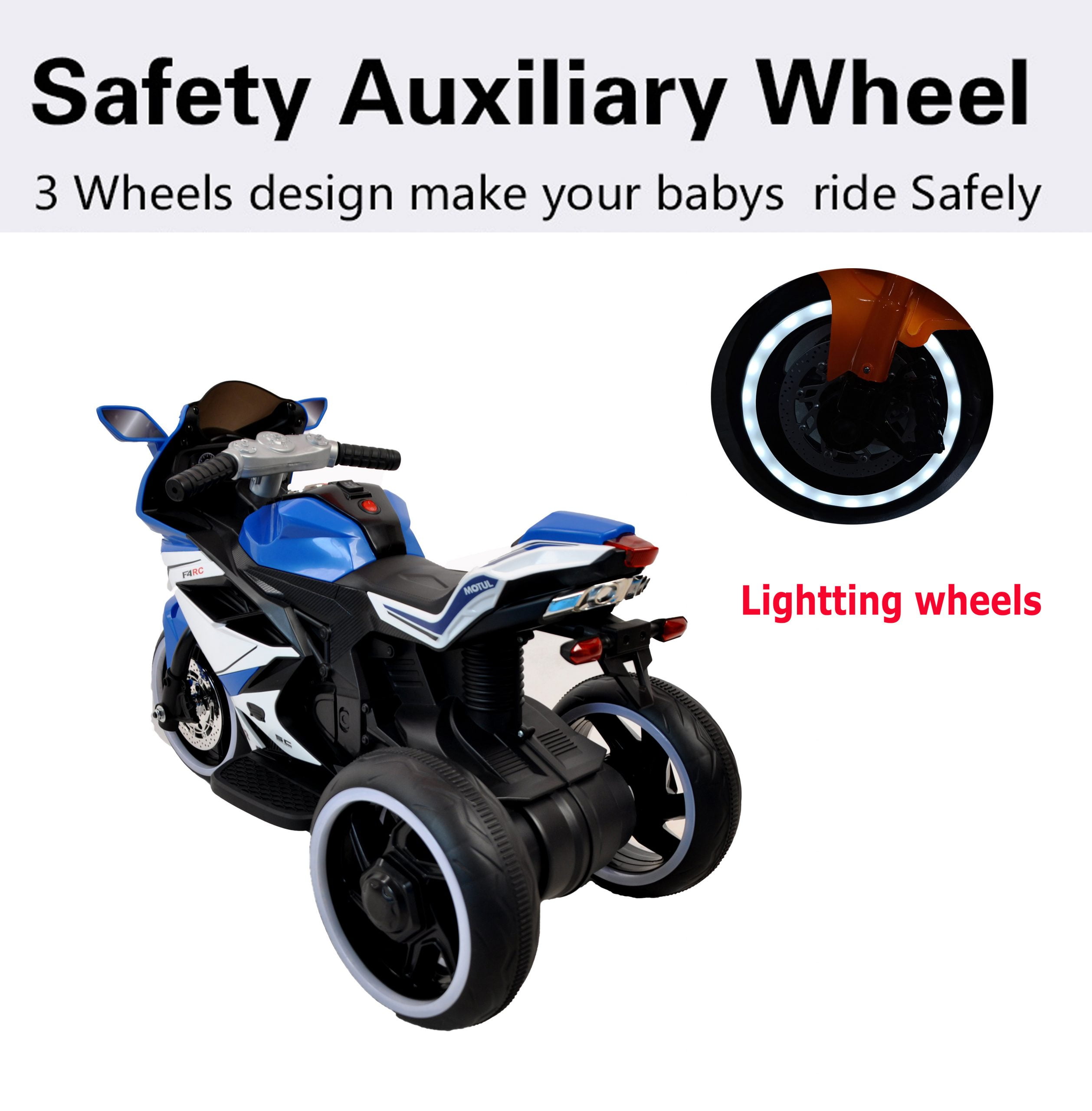 6V Kids Electric Motorcycle - Toddler Friend