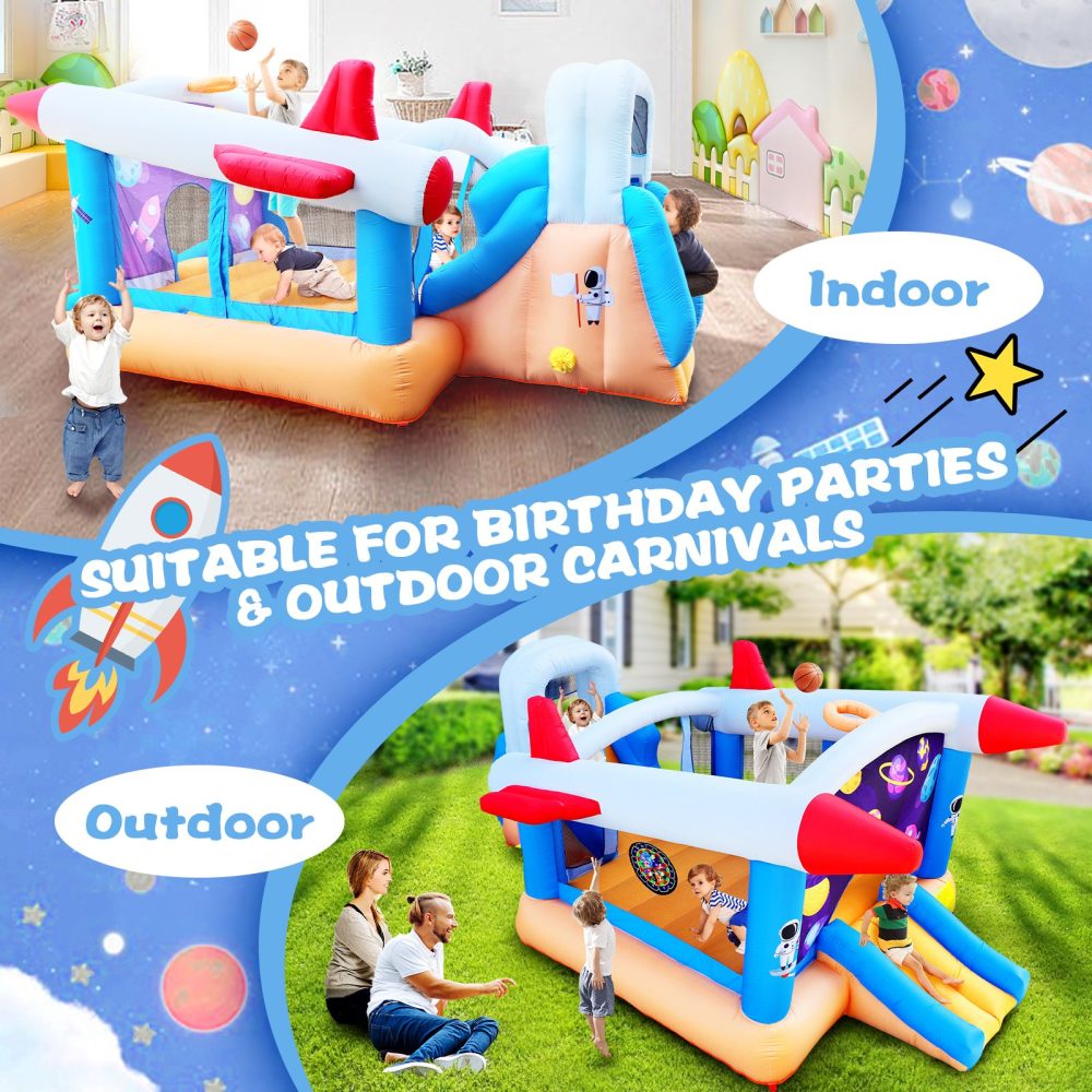 6 In 1 Inflatable Bouncer House - Toddler Friend