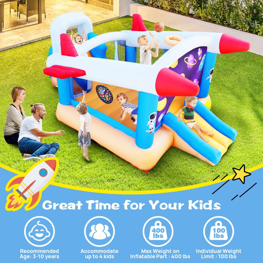 6 In 1 Inflatable Bouncer House - Toddler Friend