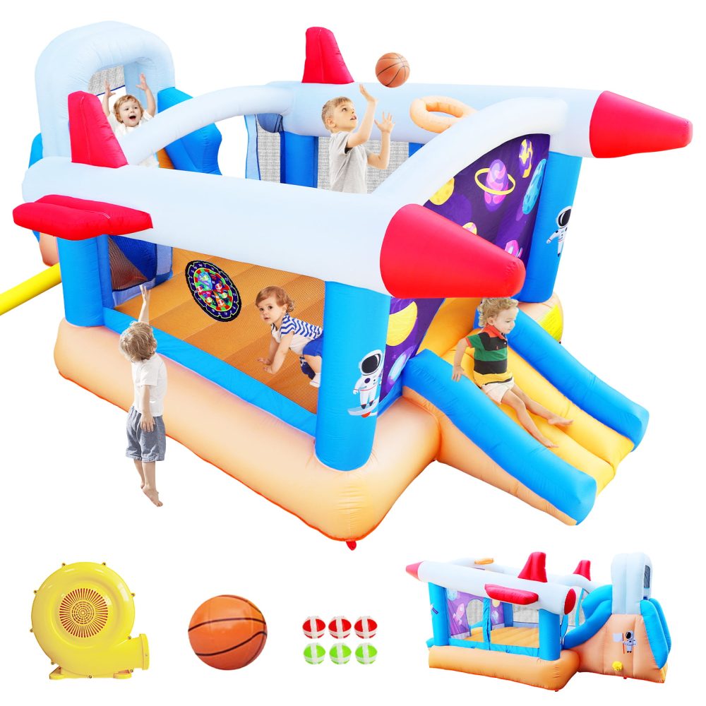 6 In 1 Inflatable Bouncer House - Toddler Friend